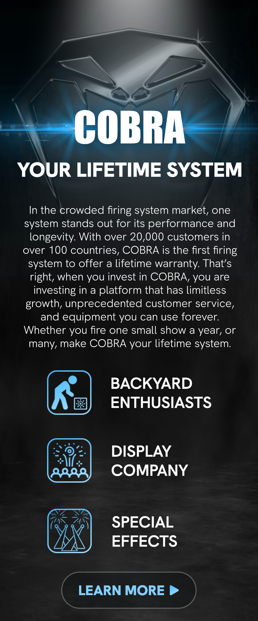 COBRA™ USA - Wireless Fireworks Firing System